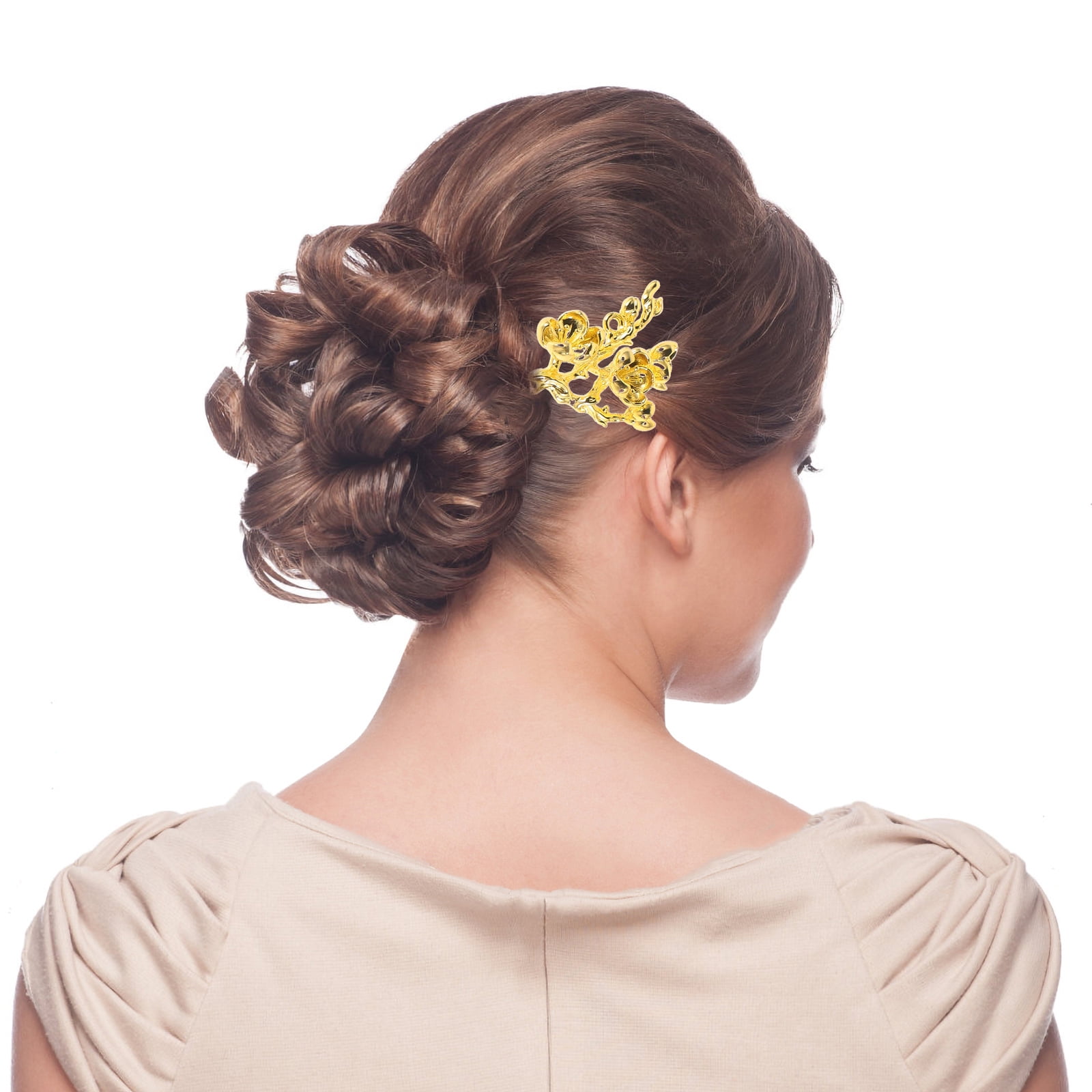 PAMINGONO 1Pc Copper Ancient Style Hairpin for Women Diy Accessory ...