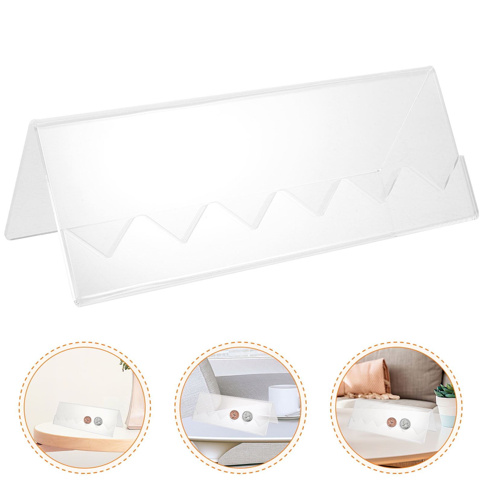 PAMINGONO Transparent Acrylic Collectible Coin Rack for Display and ...