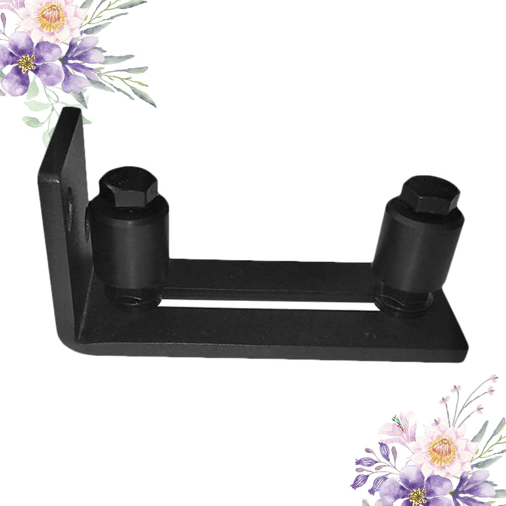 PAMINGONO 1Pcs Black Floor Guide for Sliding Door Barn Door Guides Pre ...