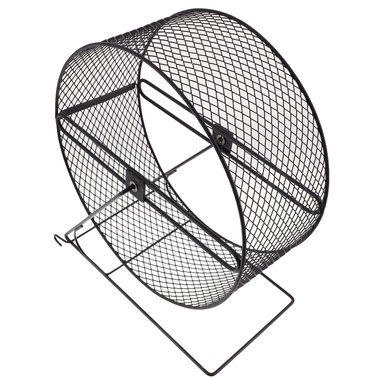 PAMINGONO 1Pcs Black Iron Hamster Running Wheel for Indoor Use Hedgehog ...