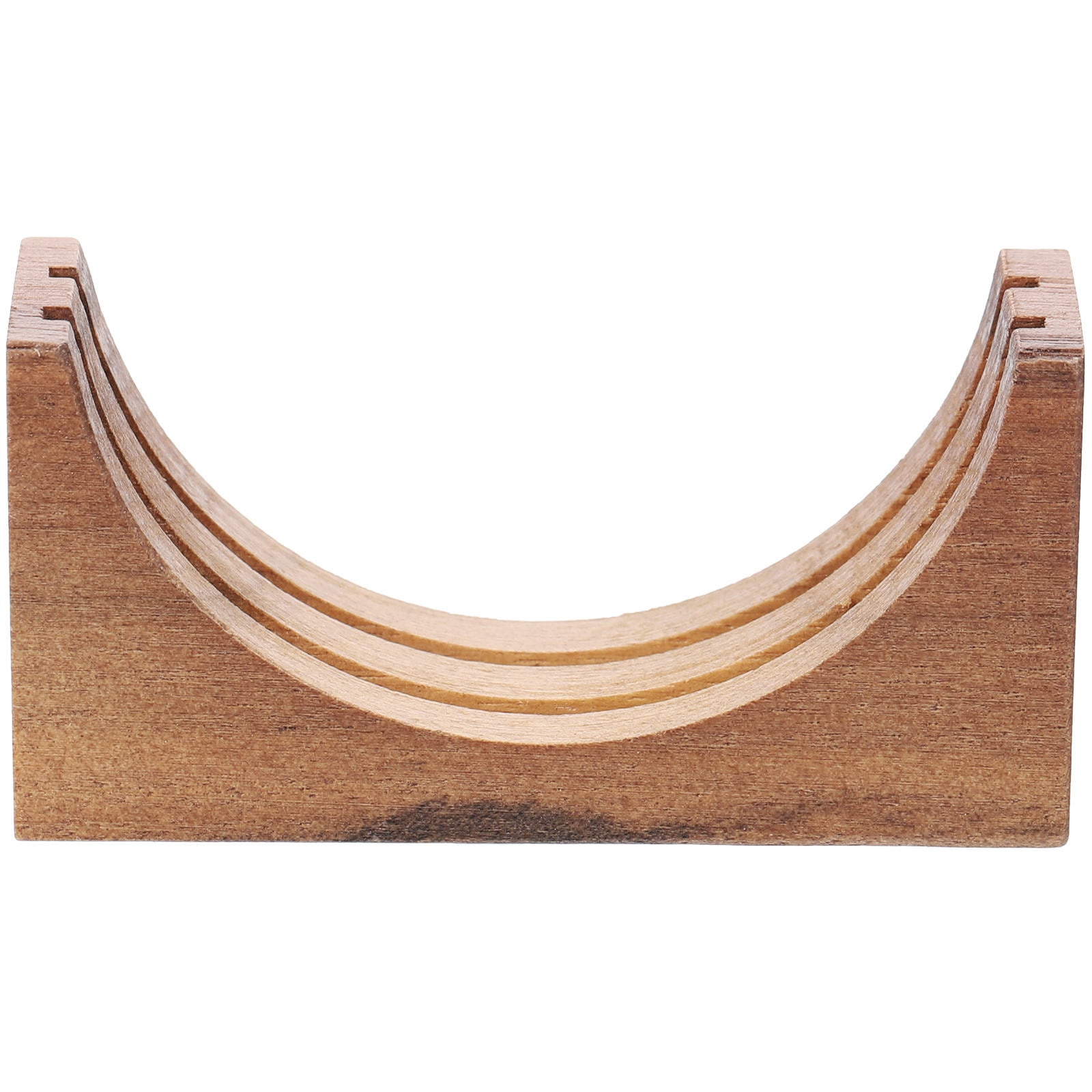 PAMINGONO 1Pcs Coffee Maker Stand Wood Material With Half Circle Shape ...