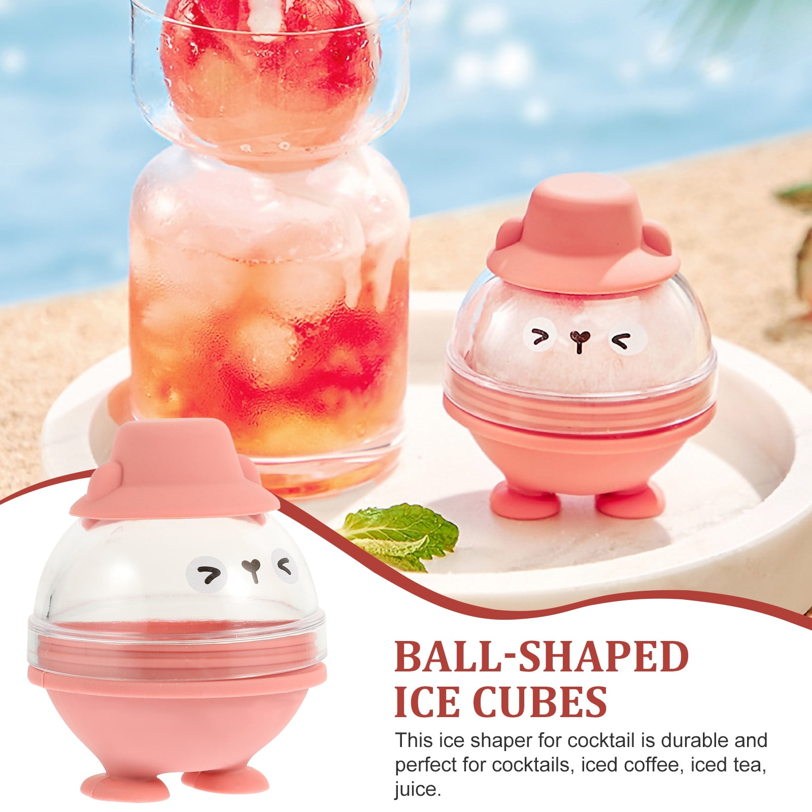 PAMINGONO Funny Ice Molds Pink 1Pack 2.7X2.7X3.3In - Walmart.com