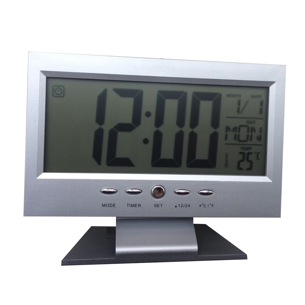 PAMINGONO 1Pcs Digital Backlight Clock With World Time Function And ...