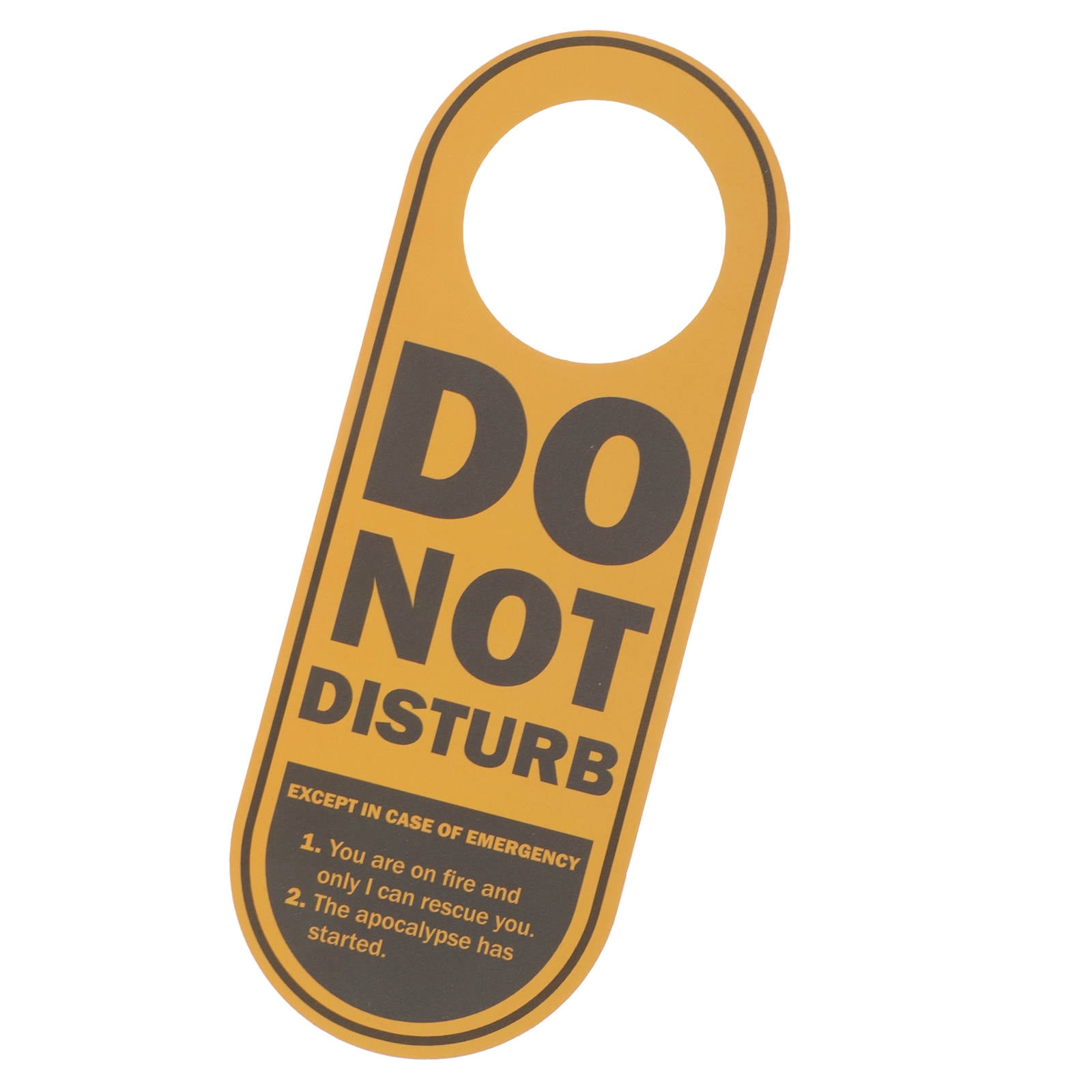 PAMINGONO 1Pcs Don't Disturb Sign Rectangle Yellow for Office Workers ...