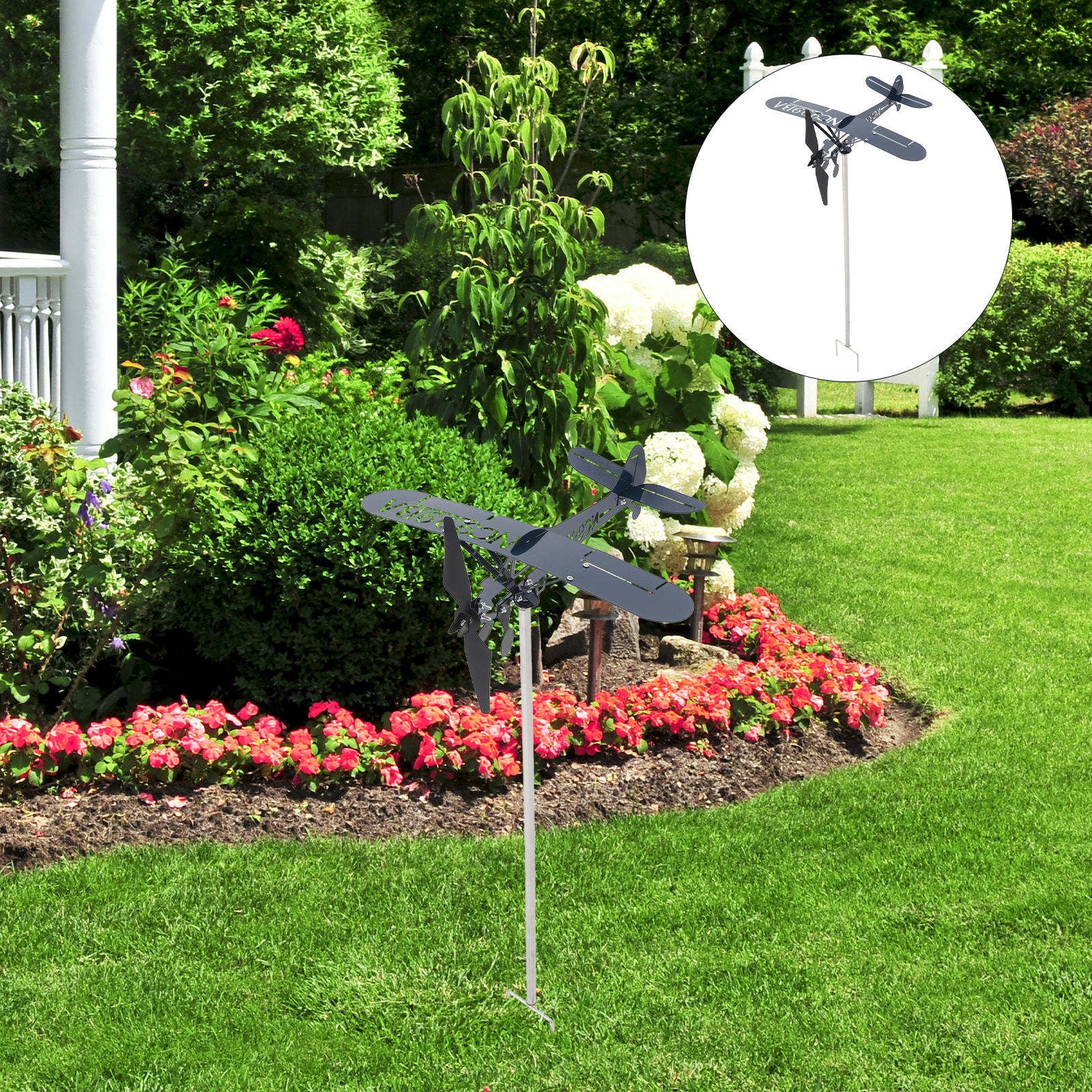PAMINGONO 1Pcs Elegant Design Iron Airplane Weathervane for Aviation ...