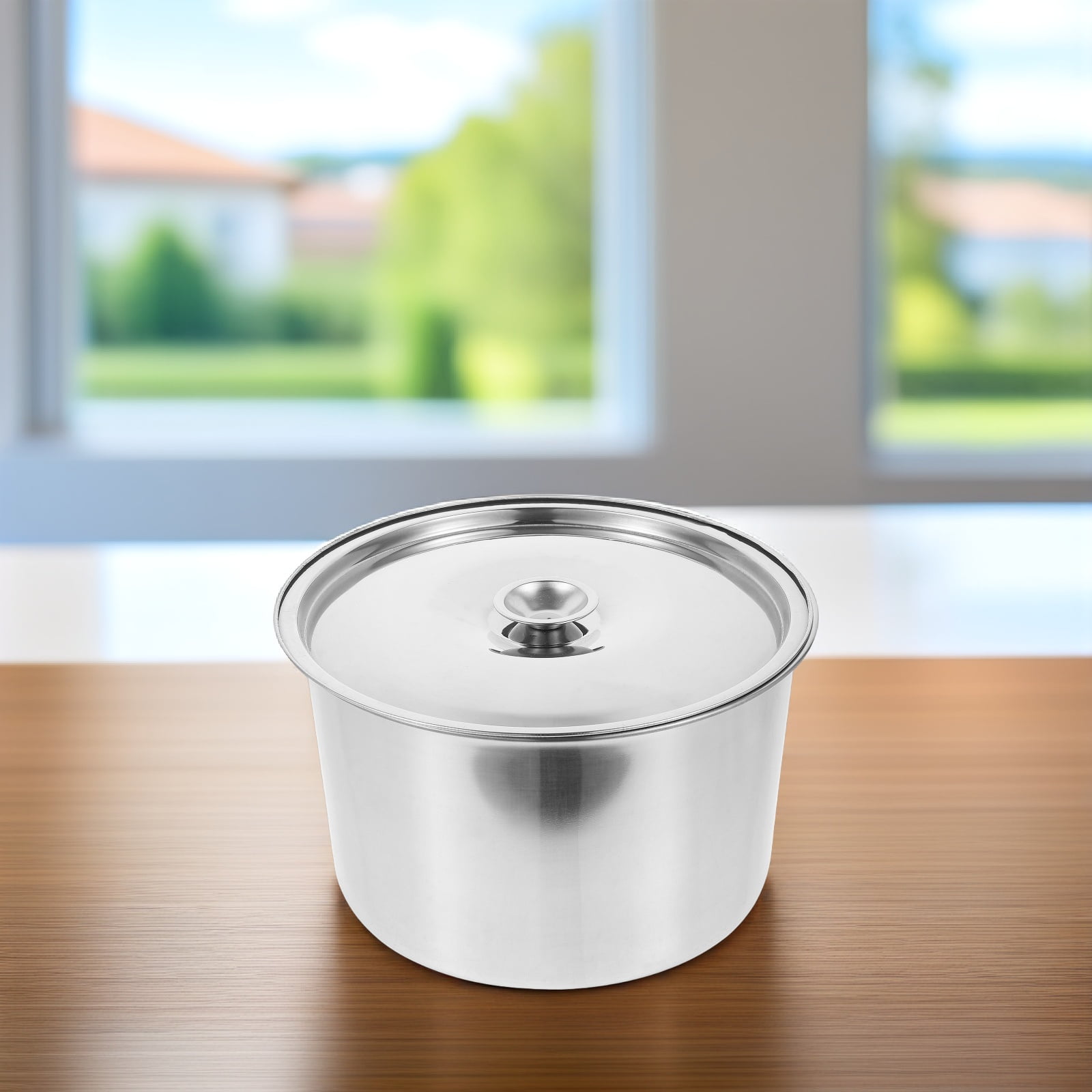 PAMINGONO Grease Container Keeper Stainless Steel Silver 1Pack ...