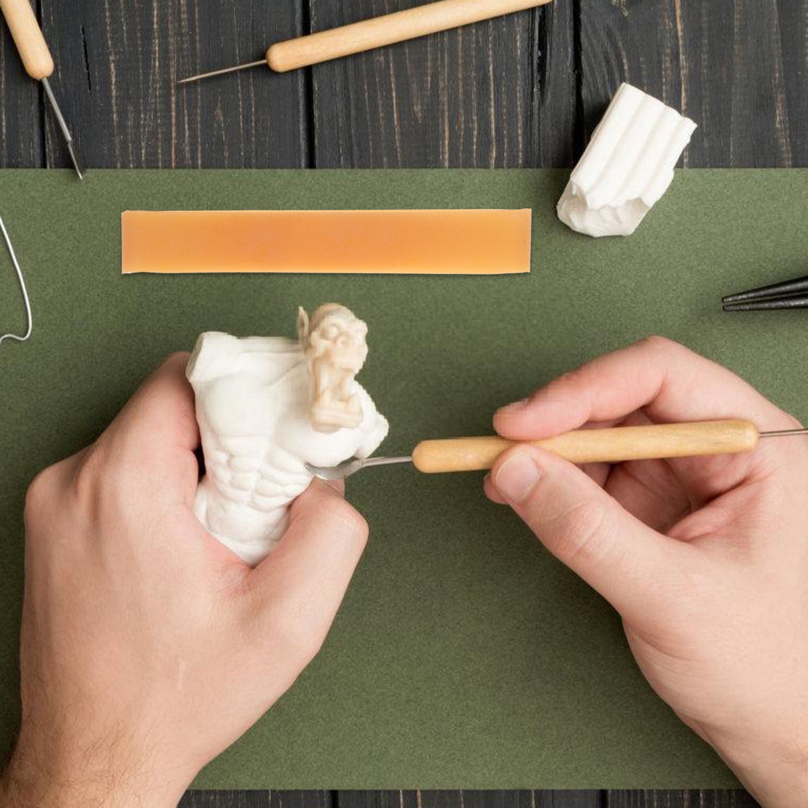 PAMINGONO 1Set Heavy Duty Pottery Mold Straps Khaki Slip Casting ...