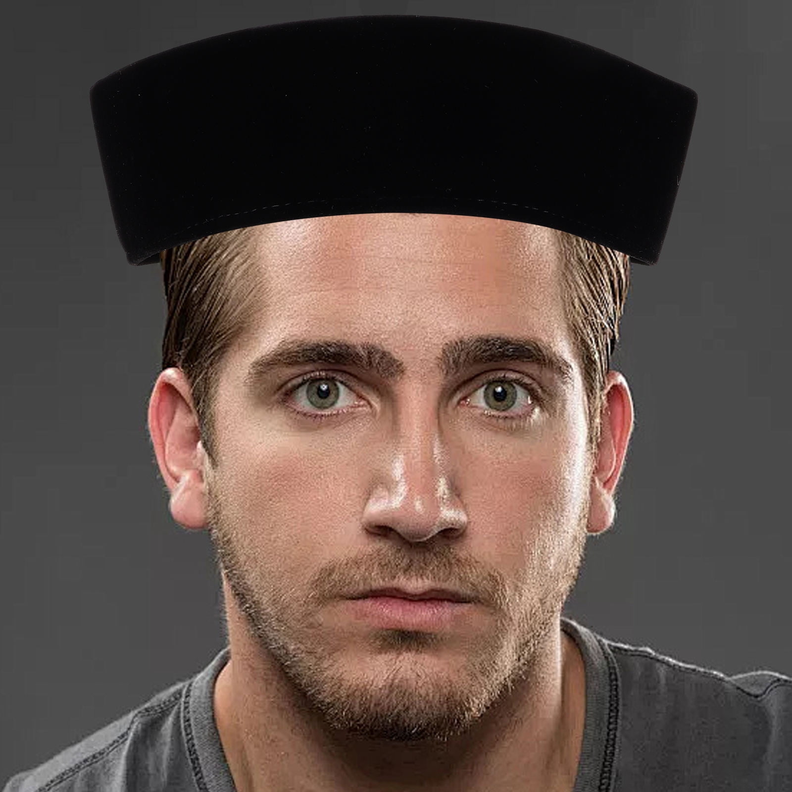 PAMINGONO 1Pcs Islamic Hat Boat Hat Design Black For Worship Events Men ...