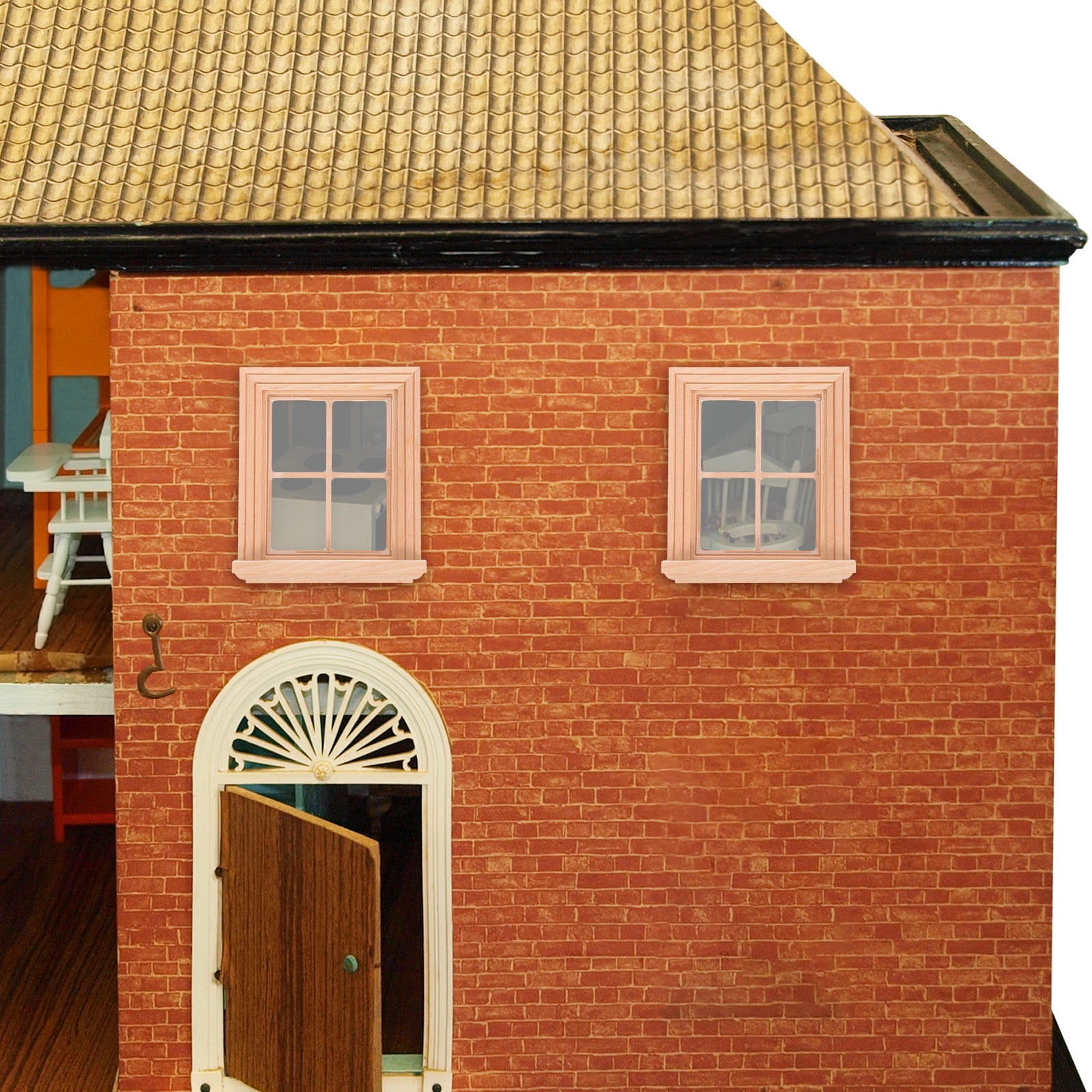 PAMINGONO 1Pcs Miniature Dollhouse Furniture Mini House Window For ...