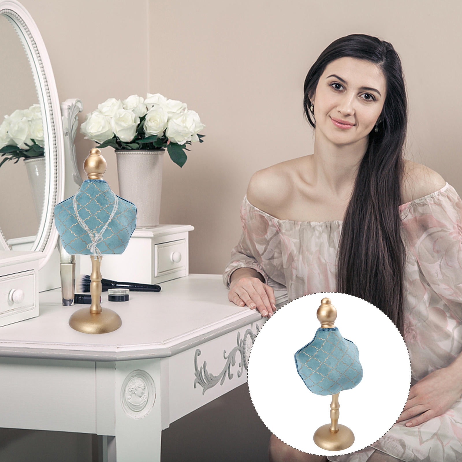 PAMINGONO 1Pcs Necklace Display Rack European Style For Jewelry ...