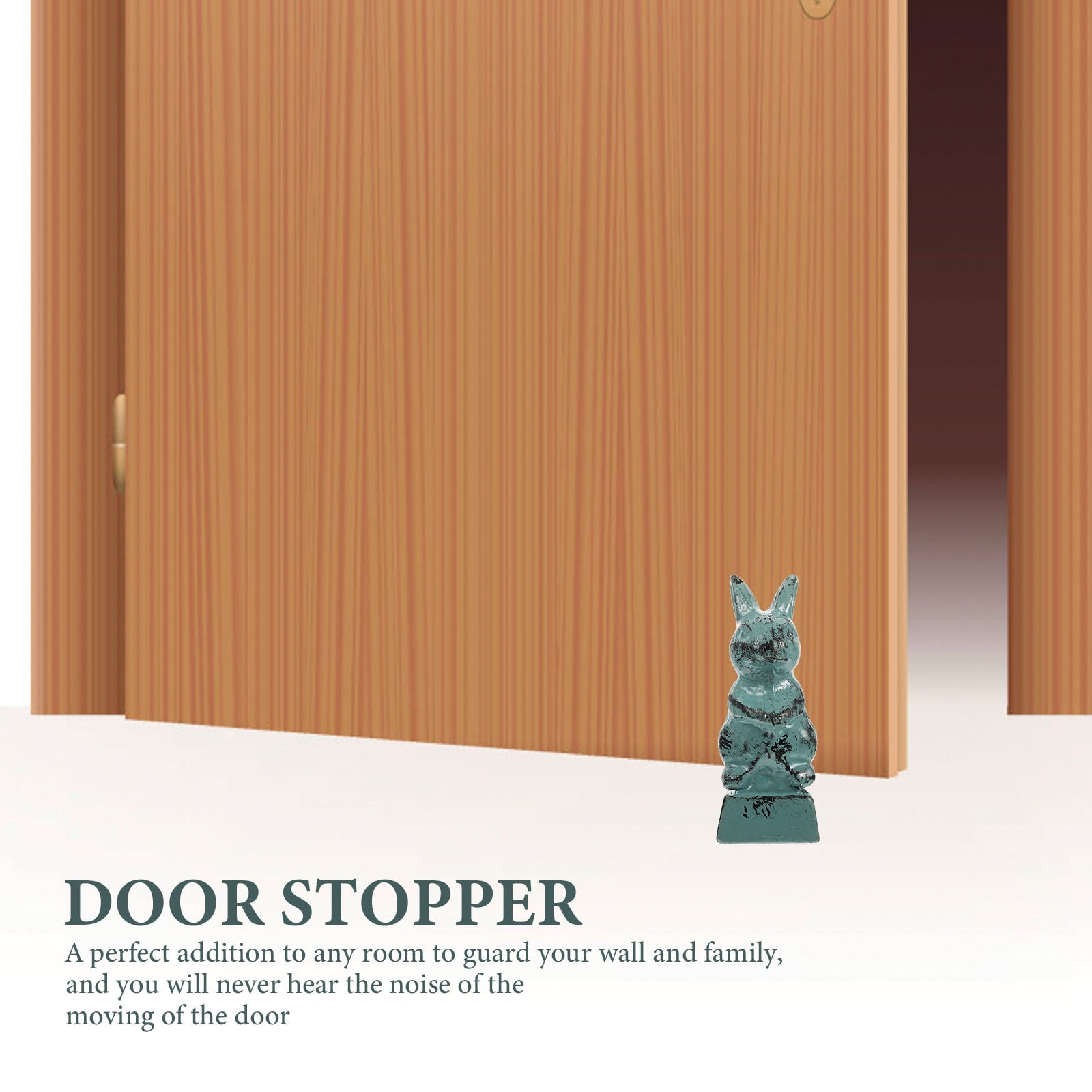 PAMINGONO 1Pcs Safety Door Stop Adorn for Wall Protection in Blue Iron ...