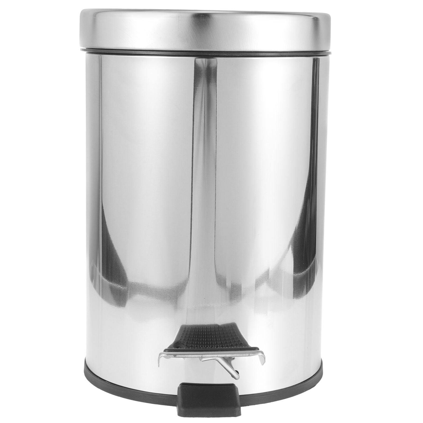 PAMINGONO 1Pcs Stainless Steel Trash Can Pedal Type Waste Container ...