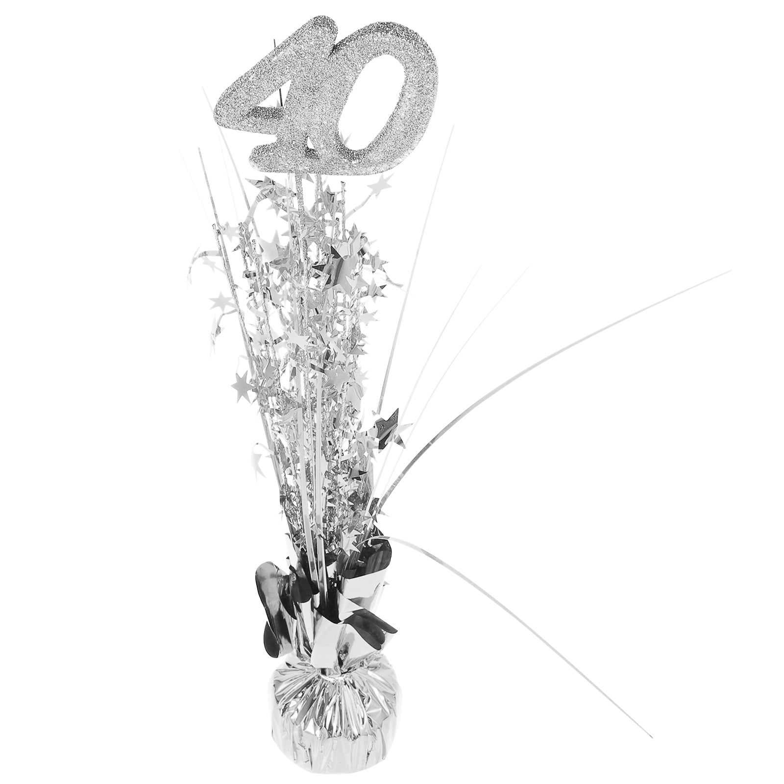 PAMINGONO 1Pcs Table Party Decorations Silver Star Shaped With Cement ...