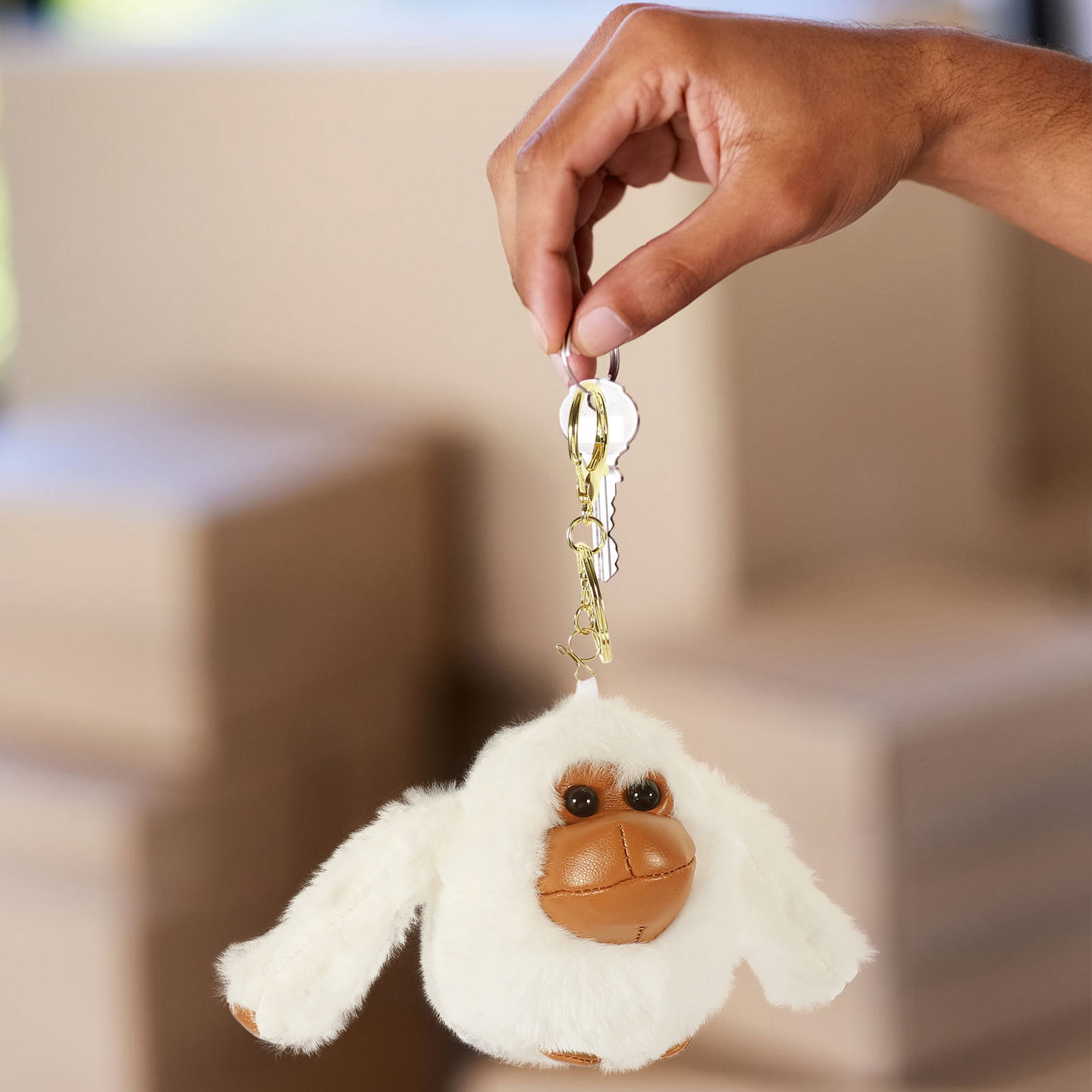 PAMINGONO Gorilla Stuffed Plush Keychain for Friends and Family 1Pack ...
