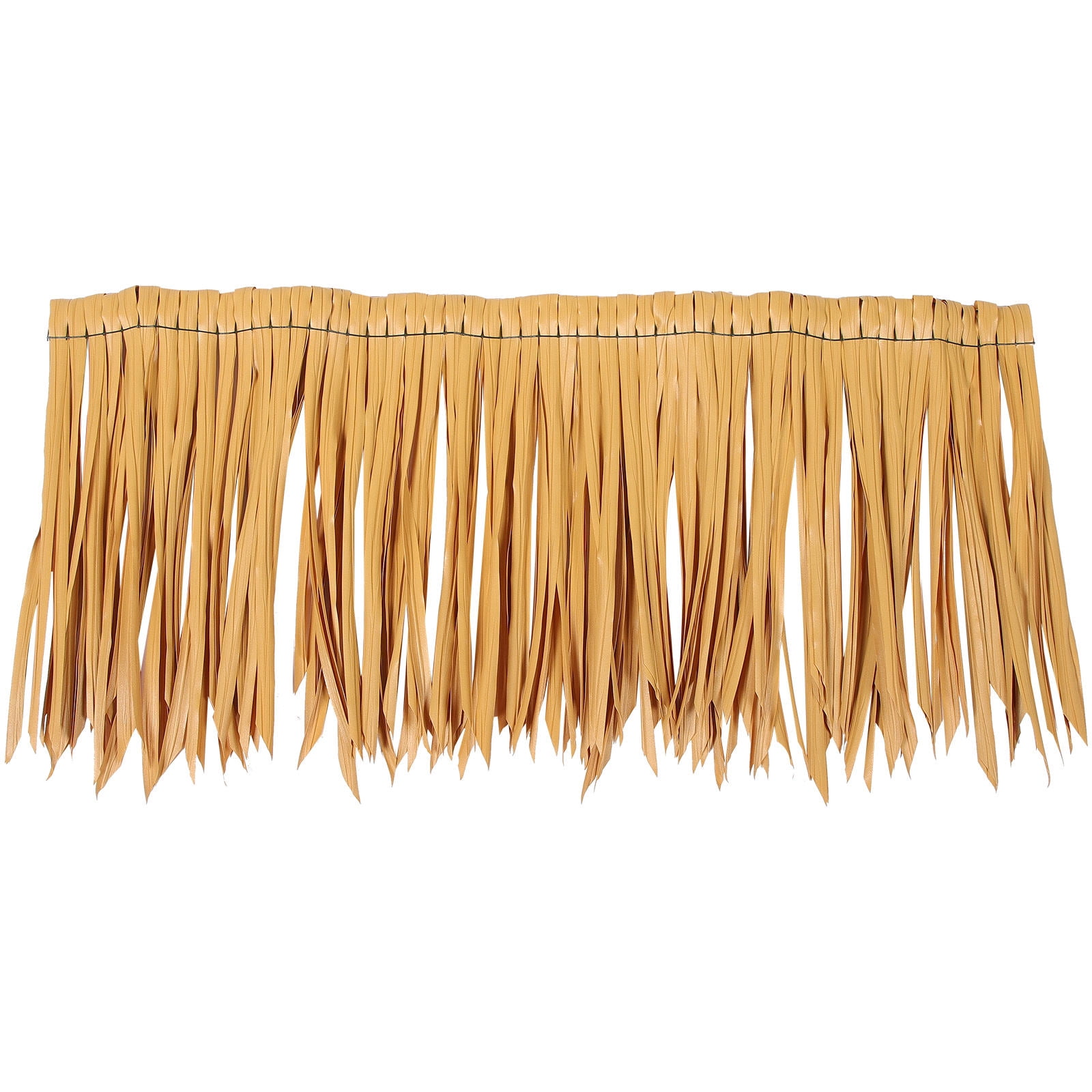 PAMINGONO Winter Warm Summer Cool Simulated Thatch Roof Yellow Plastic ...