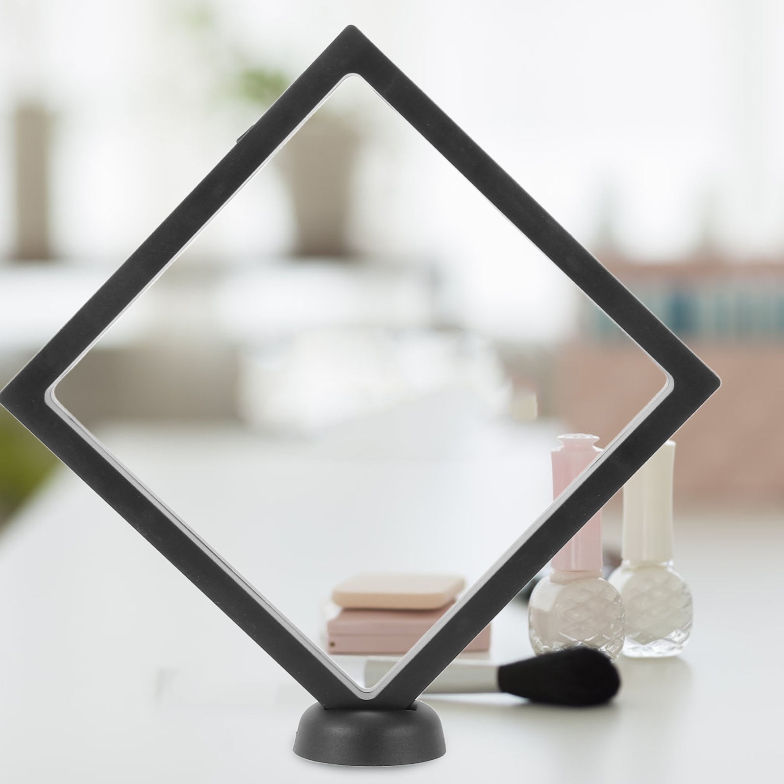 PAMINGONO 3D Floating Jewelry Display Case Set in Black for Medals ...