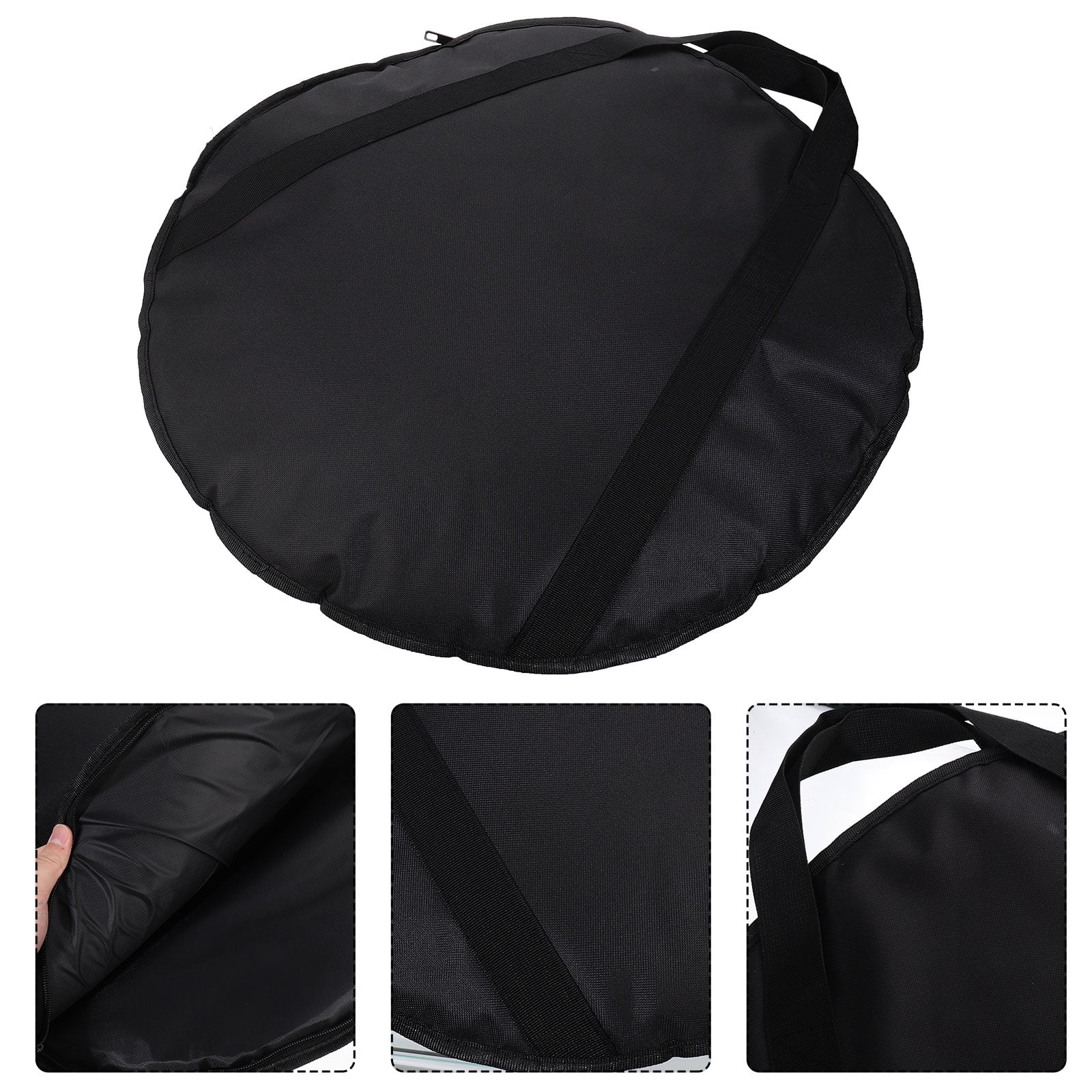 PAMINGONO 1Set Black Oxford Cloth Storage Pouch for Cymbal Bag Holder ...