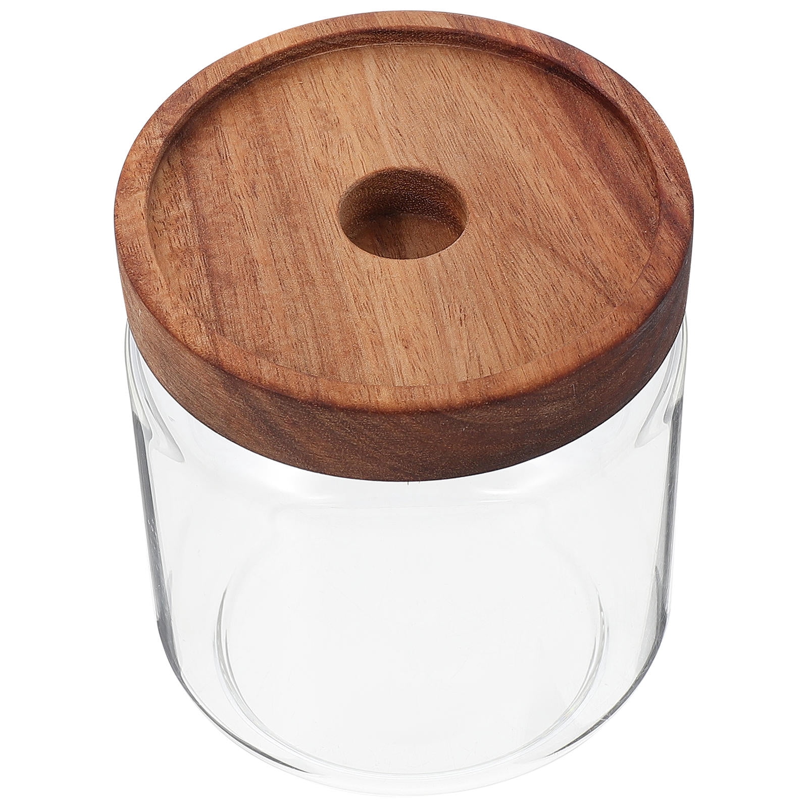 PAMINGONO 1Set Food Storage Container in Cylindrical and Wood Material ...
