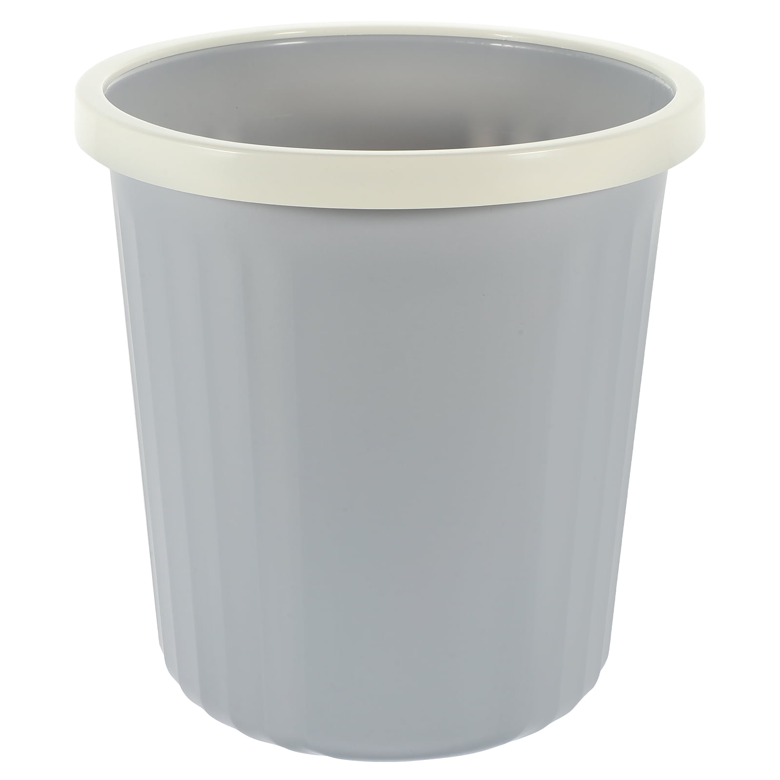 PAMINGONO Mini Garbage Can Bucket Container White 1Pack 9.6X9.3X7In ...