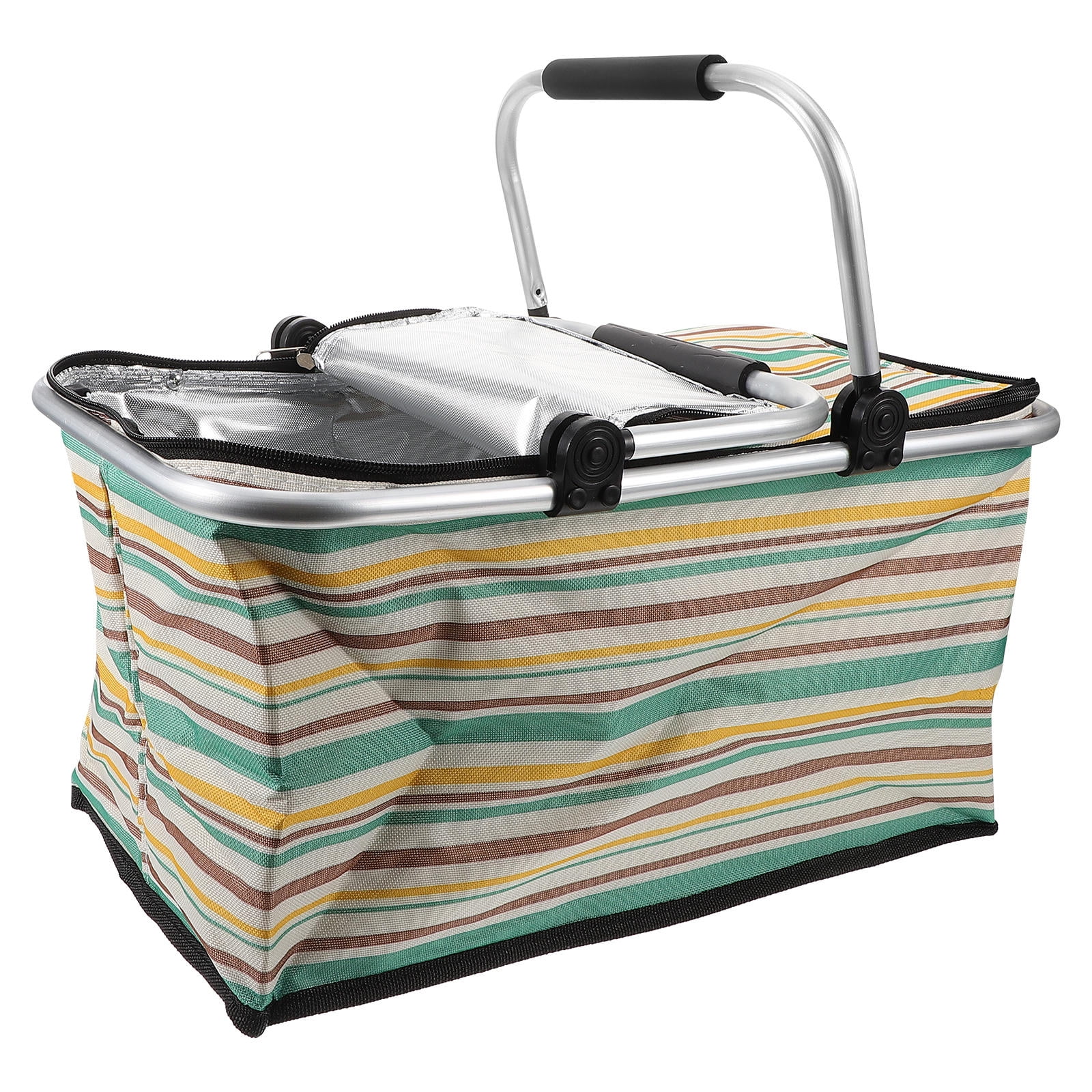 PAMINGONO Insulated Picnic Container Oxford Cloth 1Pcs 18.1x11x9.4in ...