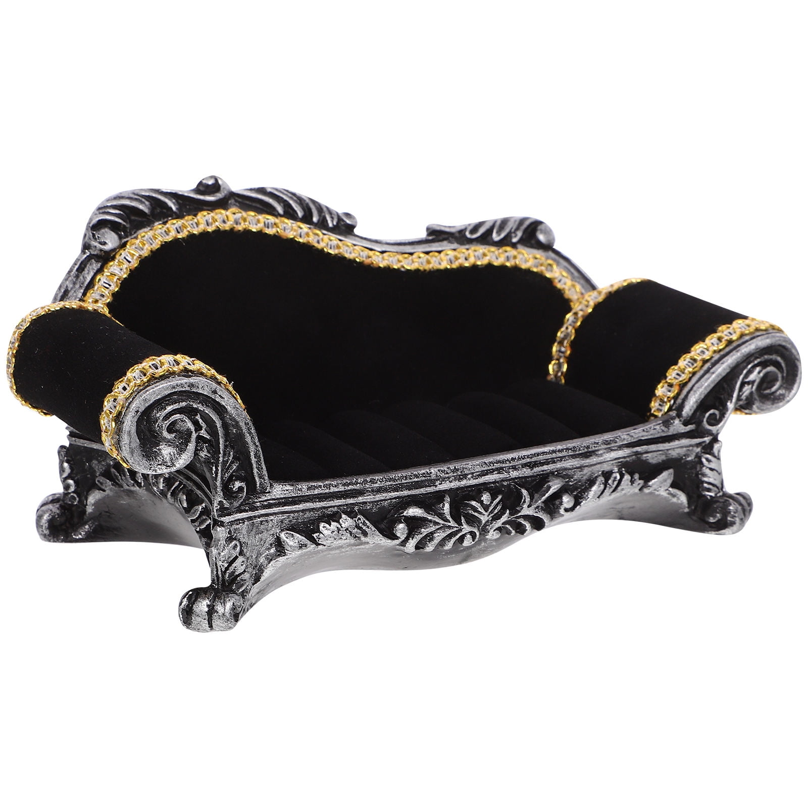 PAMINGONO Jewelry Organizer Resin Flannel 1Pcs 6.3X2.8X2.4In - Walmart.com