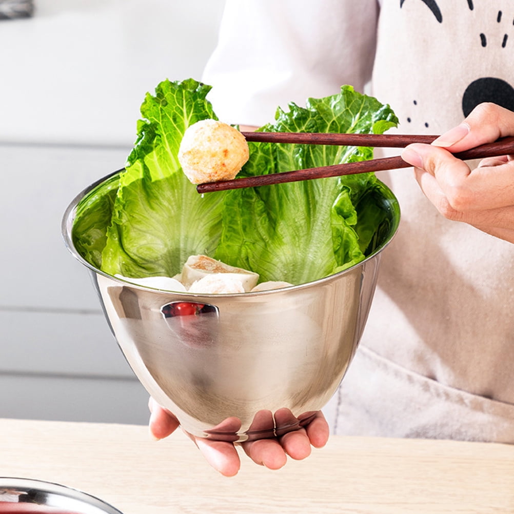 PAMINGONO 1Set Kitchen Bowl for Salad Angled Mouth Serving Dishes ...