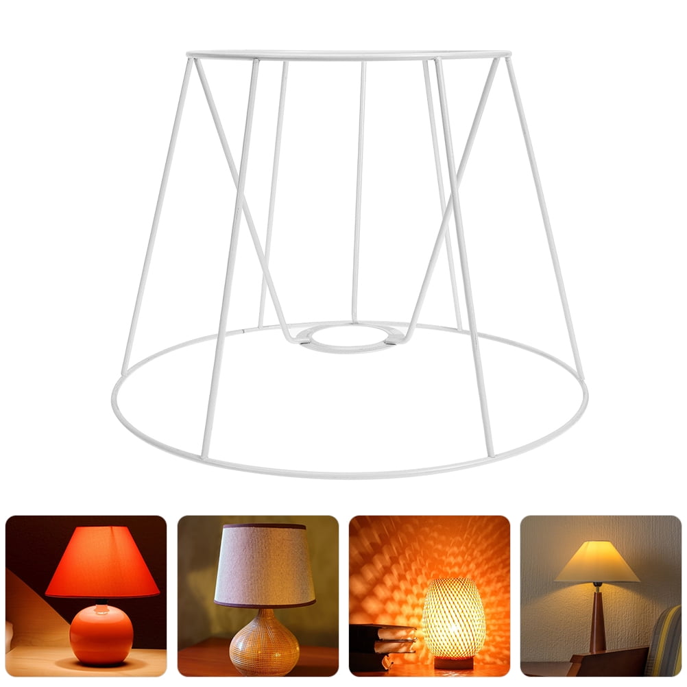 PAMINGONO 1Set Metal Lampshade Frame for Diy Lampshade Frames E27 Lamp Holder Suitable for Home ...