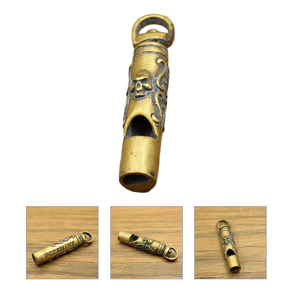 PAMINGONO 1Set Mini Craft Copper Whistle Pendant for Men Women with ...