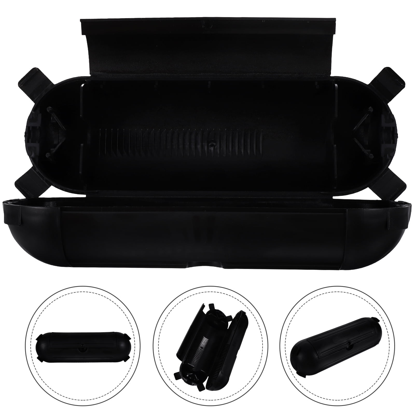 PAMINGONO Small Junction Box Black 1Set - Walmart.com