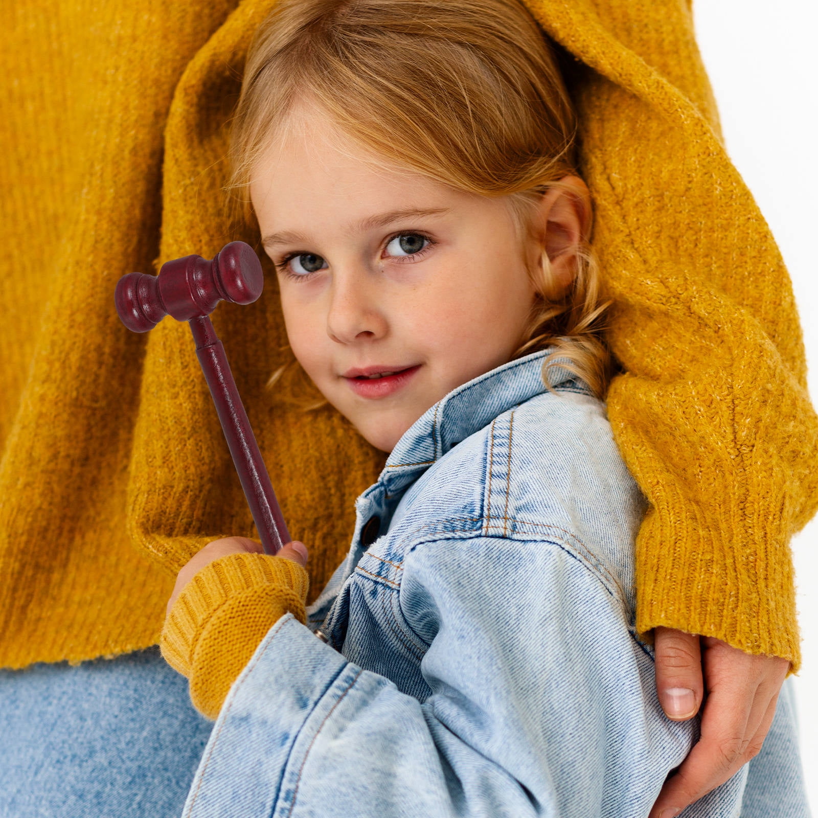 PAMINGONO 1Set Realistic Design Wooden Gavel for Kids Role Playing and ...