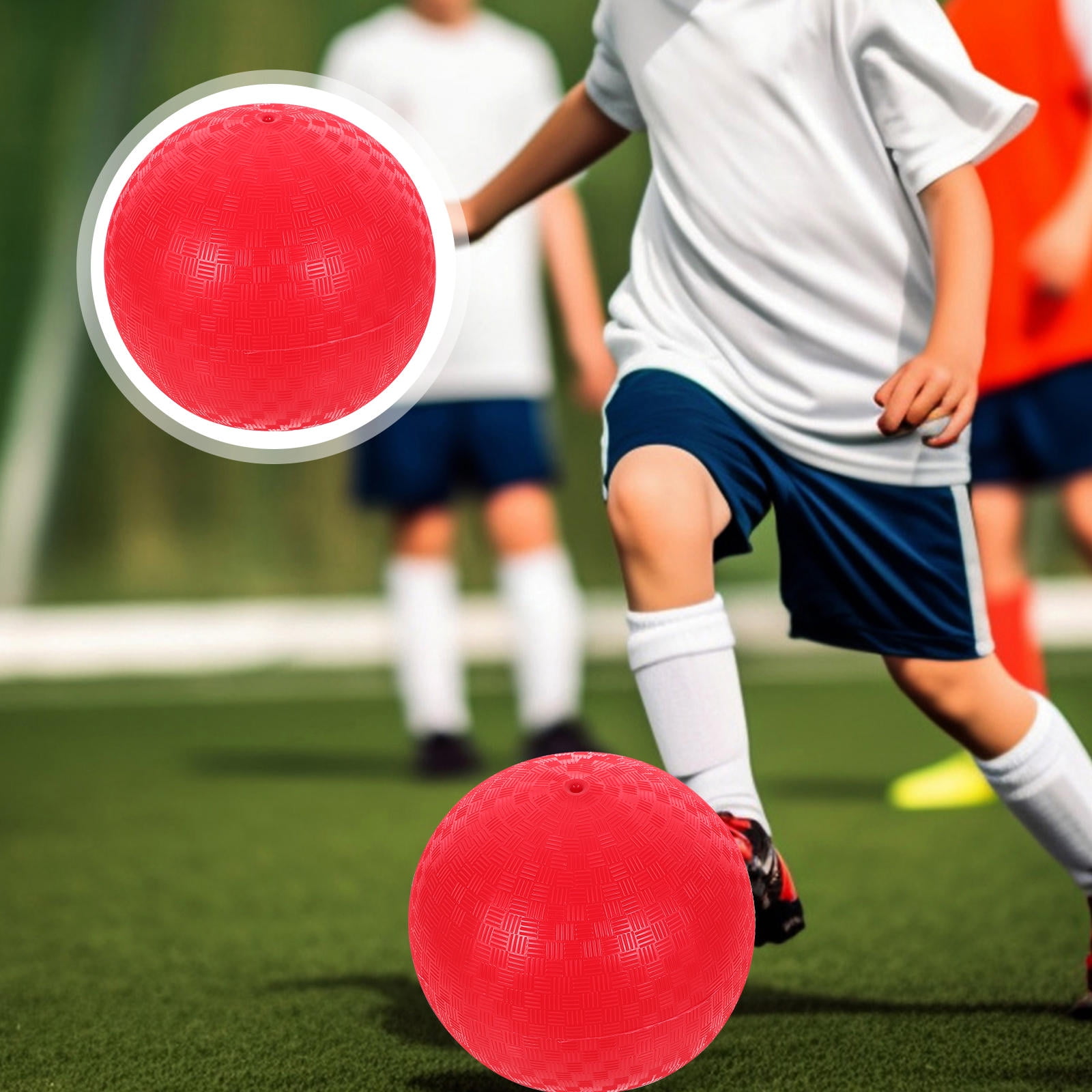 PAMINGONO 1Set Red Playground Ball for Children Small Balls for Kids ...