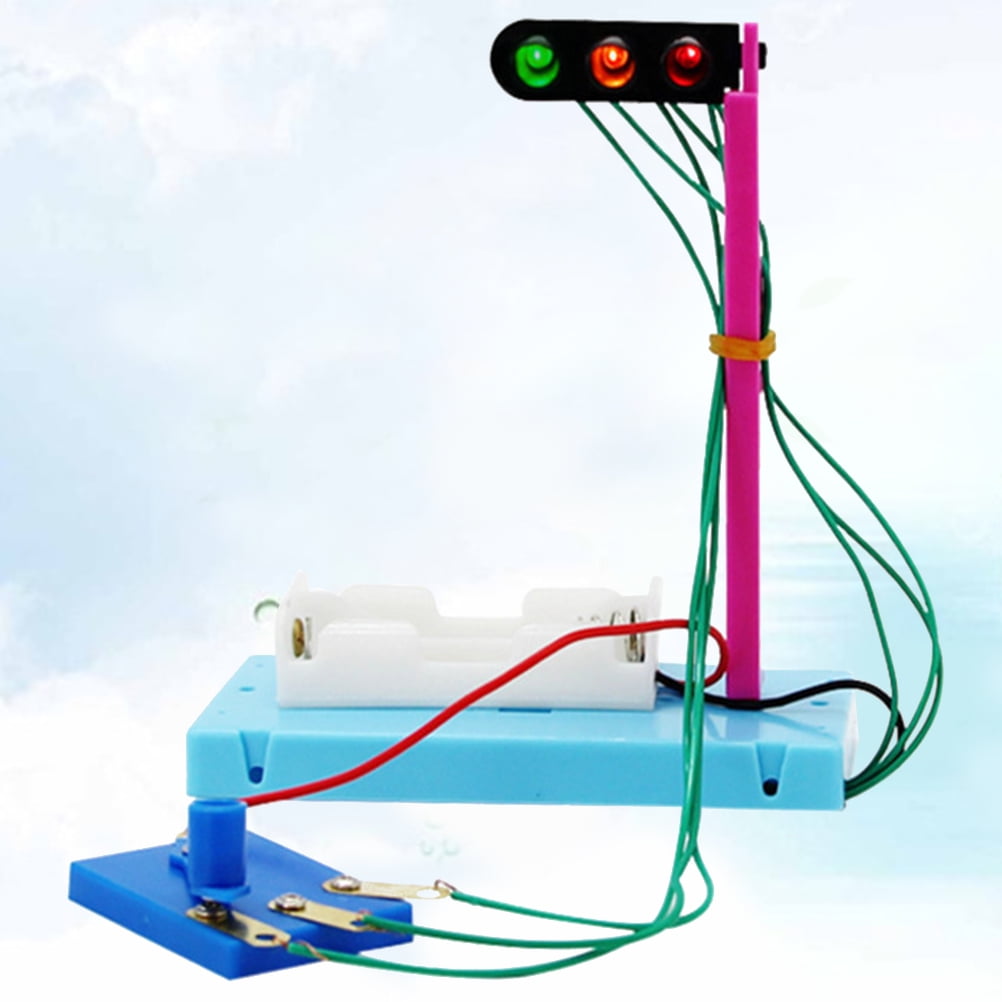 PAMINGONO 1Set Tiny Traffic Crosswalk Signal Toys For Kids Diy Activity ...