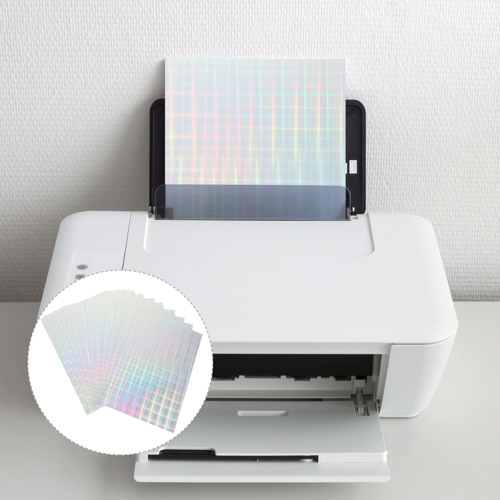 PAMINGONO 20 Sheets Printable Label Stickers Multi Color Blank Large ...