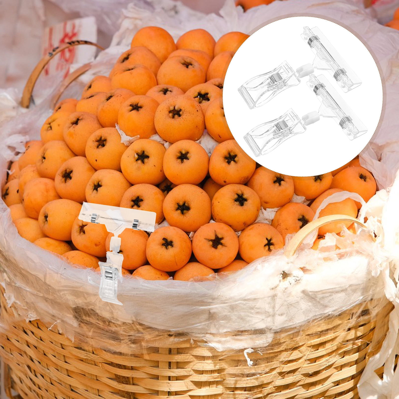 PAMINGONO 20Pcs Adjustable Position Sign Holder Clips for Pricing ...