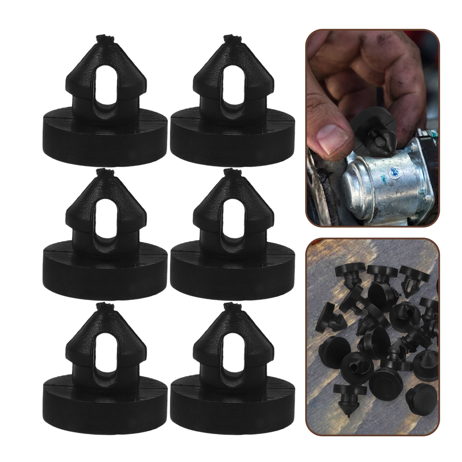 PAMINGONO 20Pcs Brake Pedal Stopper for Automotive Modifications Rubber ...