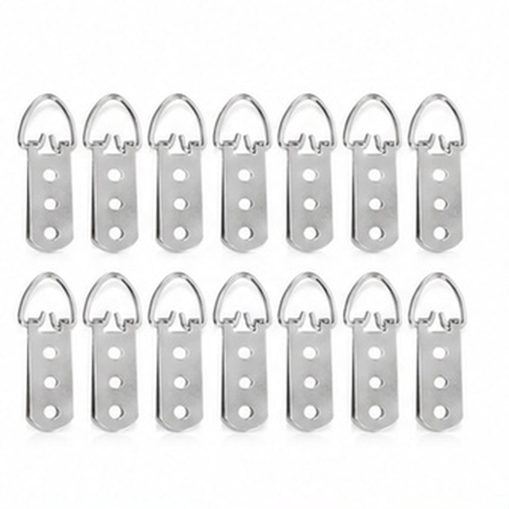 PAMINGONO 20-Piece D Picture Hangers, 3-Hole Heavy Duty Wall Mount ...