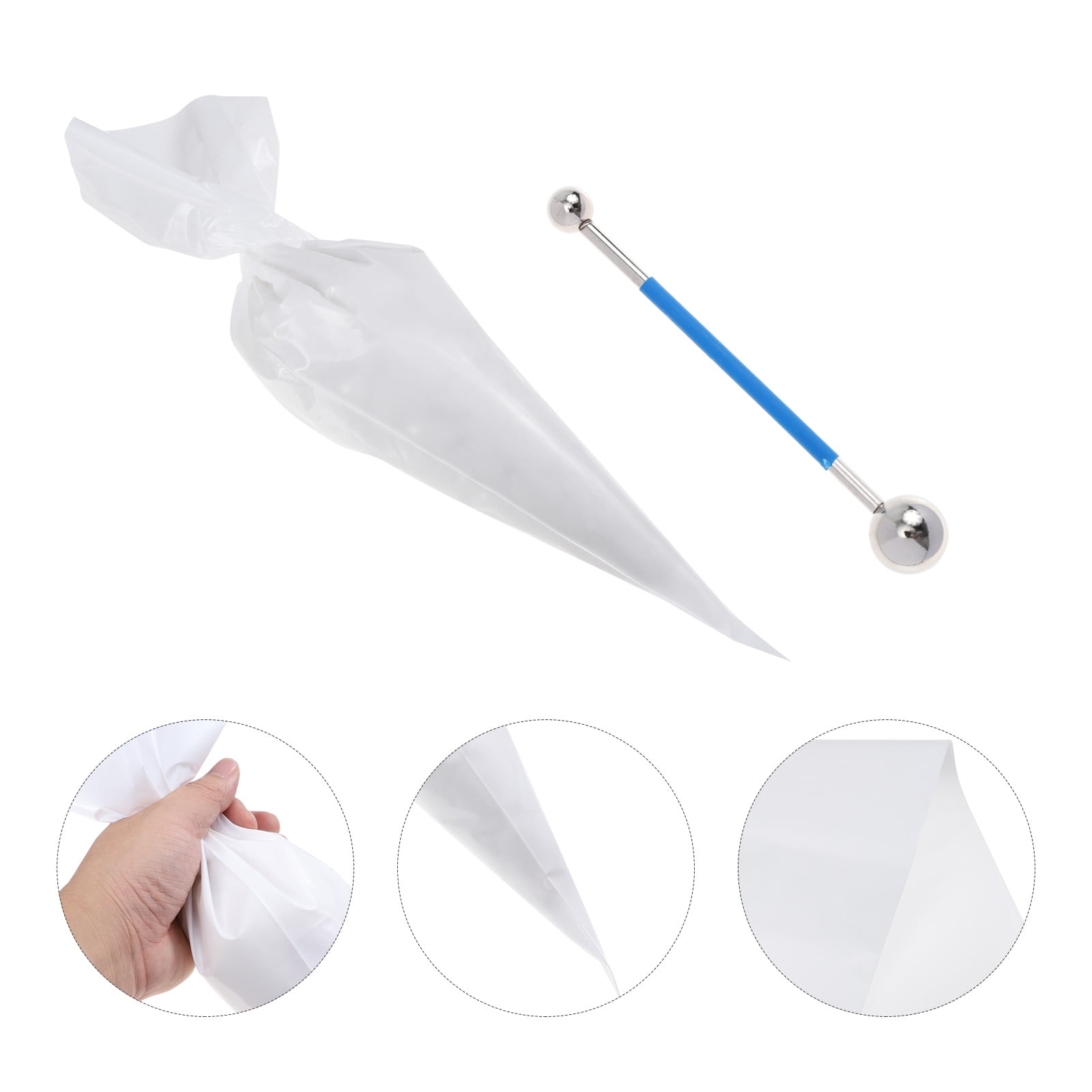 PAMINGONO 20Pcs Transparent Tile Grout Bag for Grout Application Bag ...