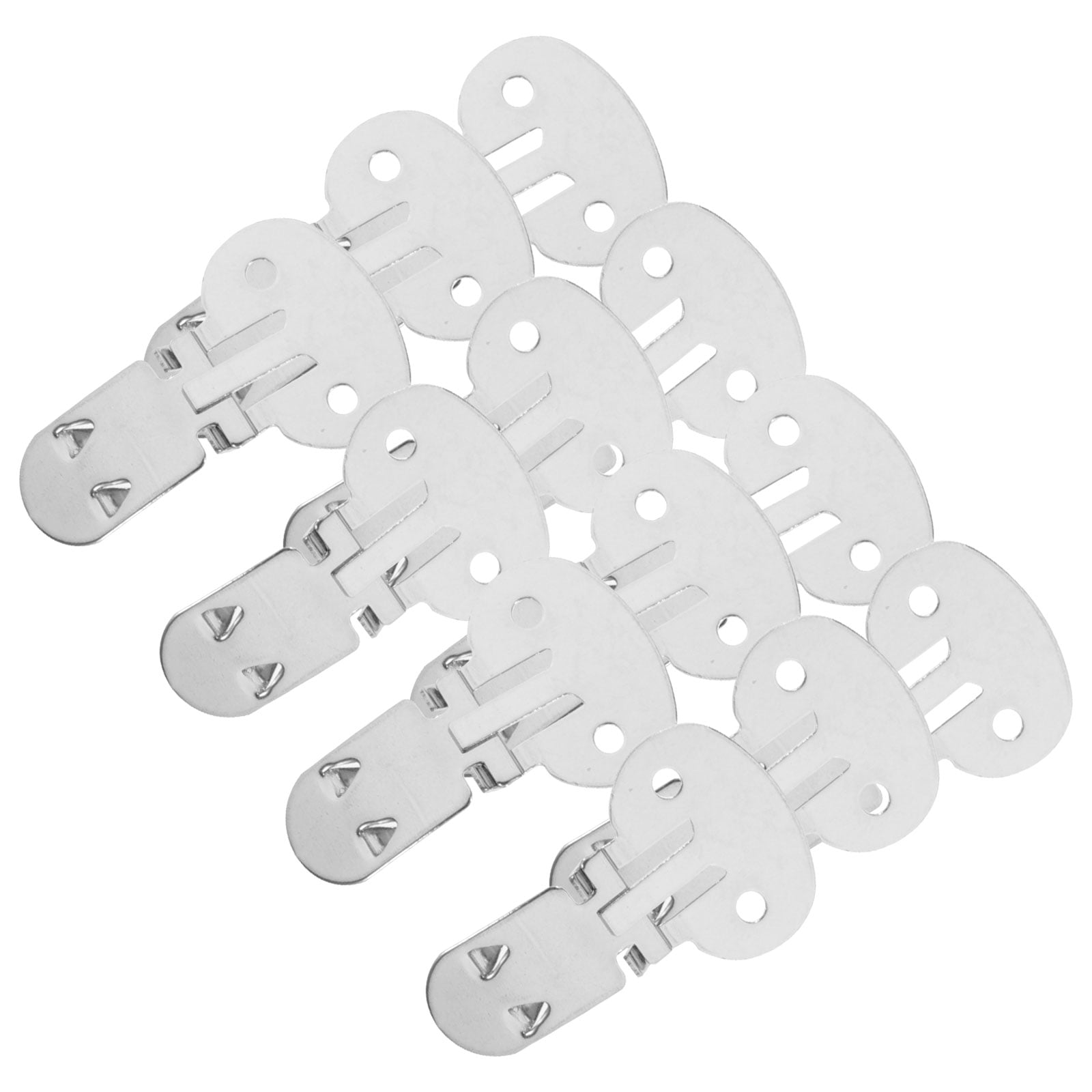 PAMINGONO Stainless Steel Shoe Clips Silver Metal for DIY and Crafts ...