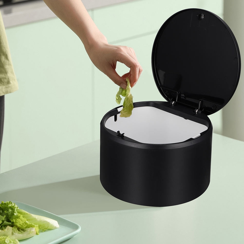 PAMINGONO 2Pcs Small Garbage Can Desktop Rubbish Bin for Office Use ...