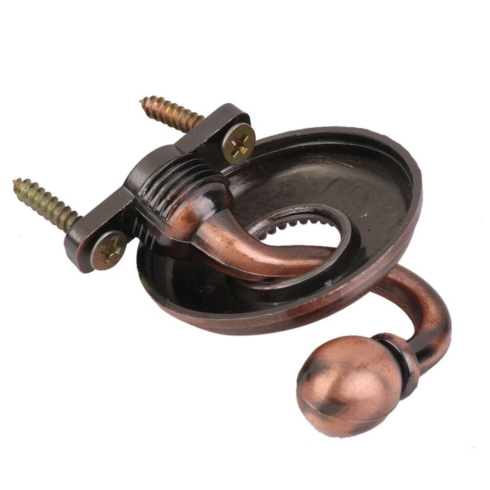 PAMINGONO 2Set Pommel Holdback Hooks Rose Gold Metal Vintage Wall ...