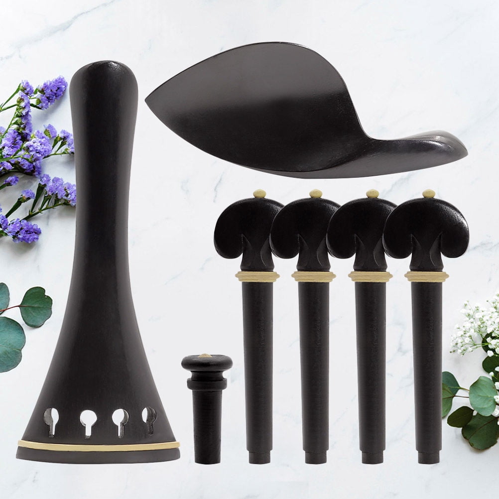 PAMINGONO 30Pack Violin Endpin Supplies Black Color Square Shape With ...