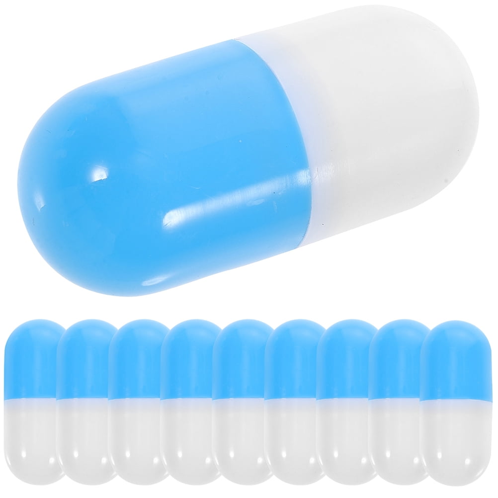 PAMINGONO Capsule Toys Plastic Blue for Toddlers Kids Medical Pretend ...