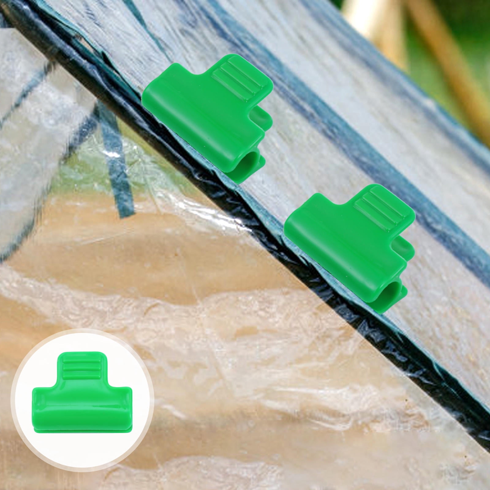PAMINGONO 30- Plastic Shed Clips for Greenhouses and Quilting Frames ...