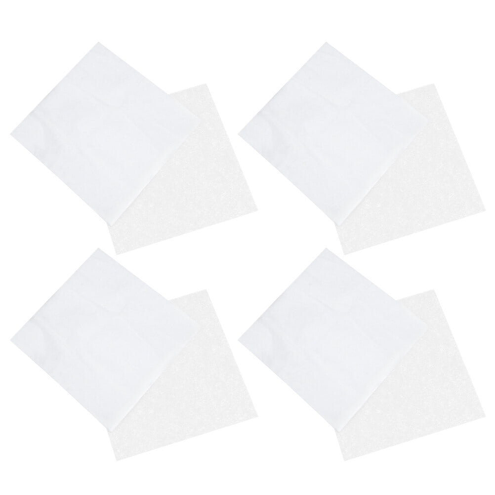 PAMINGONO 36Pcs Rectangular Non-Woven Fabric Kitchen Oil Filter Paper ...