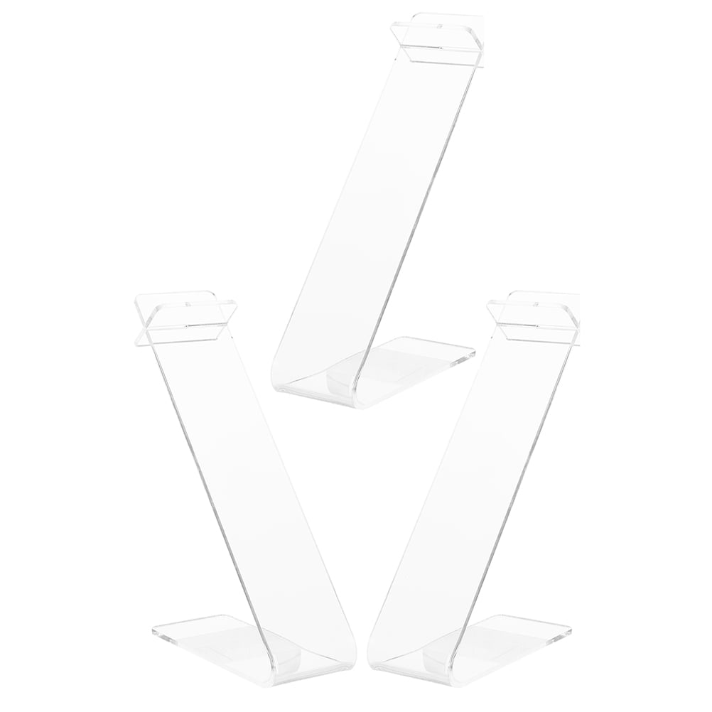 PAMINGONO Clear Shoe Rack Shoe Display Rack Transparent Acrylic 3Pcs ...