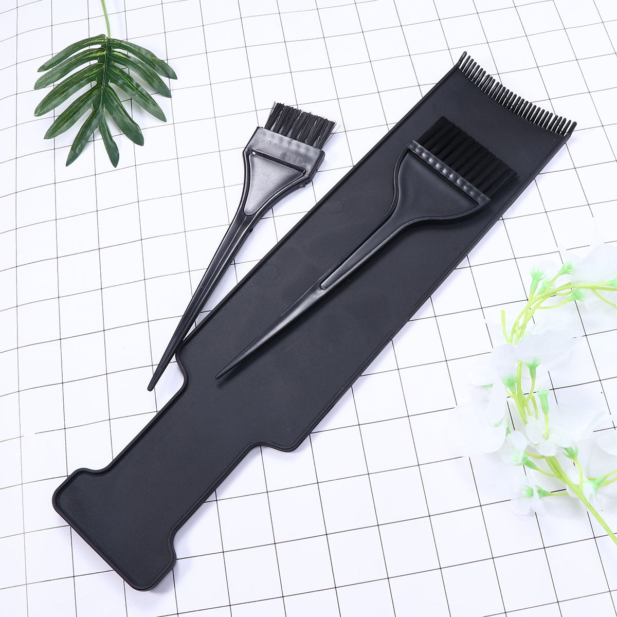 PAMINGONO 3Pcs Hair Coloring Comb Hairbrush Hair Dye Brushes Tool 14 ...