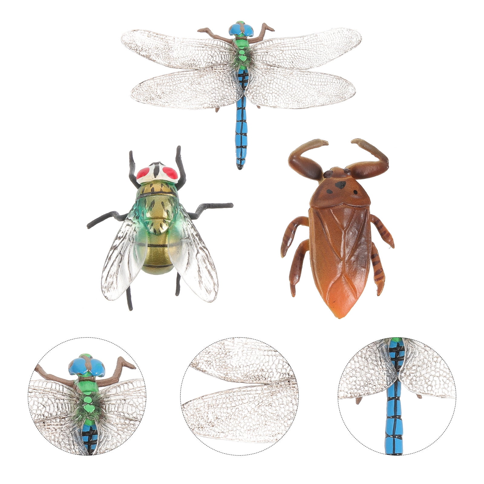 PAMINGONO 3Pcs Household Kids Plaything Stick Insect Toy Assorted Color ...