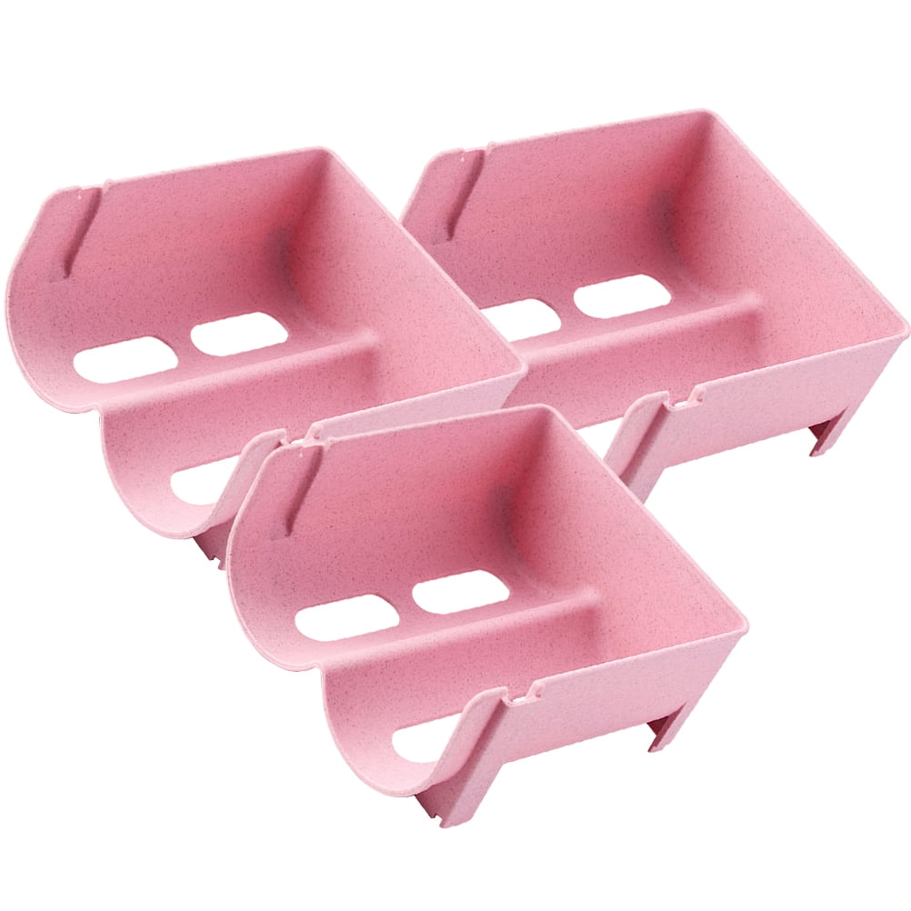 PAMINGONO 3Pcs Pink Plastic Rectangular Beer Rack for Beverage Can ...