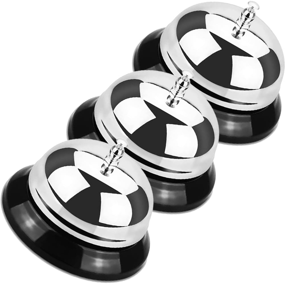 PAMINGONO 3pcs Desk Bells for Service Assistance Calling Hotel ...
