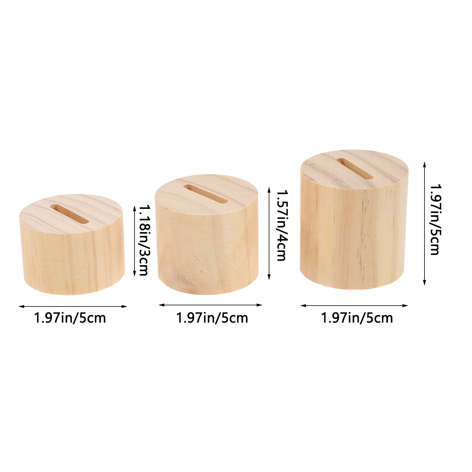 PAMINGONO 3Pcs Wooden Ring Storage Display Rack for Jewelry Lovers in ...